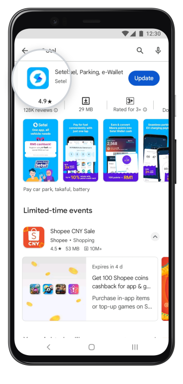 Setel Help - How do I update the Setel app? Setel Help - How do I update the Setel app?